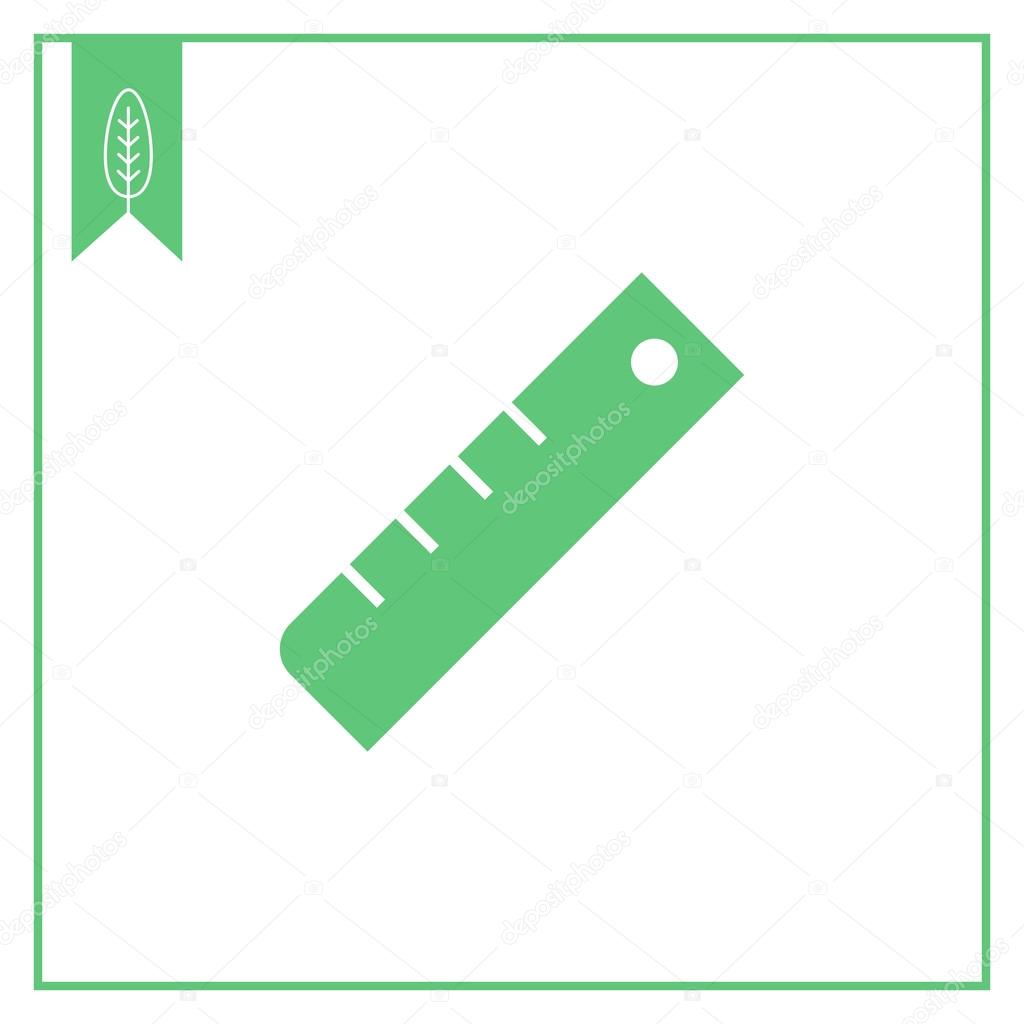 Ruler icon Stock Vector by ©RedineVector 84814742