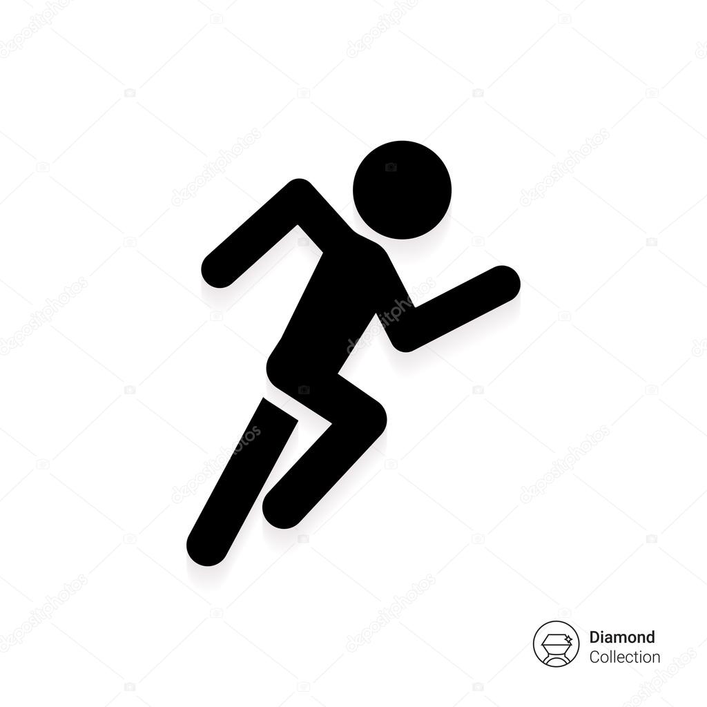 Runner icon — Stock Vector © RedineVector #85600044