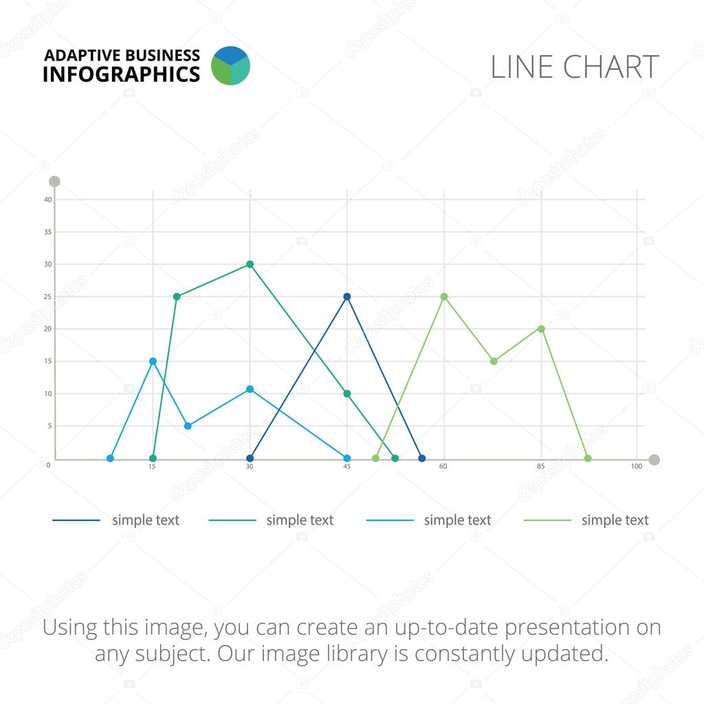 Line chart template 3 Stock Vector Image by ©RedineVector #85663014