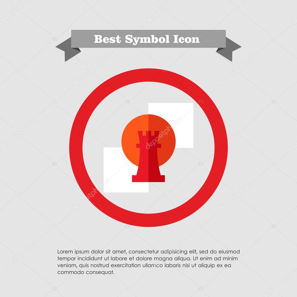 Rook icon Stock Vector Image by ©RedineVector #86224684