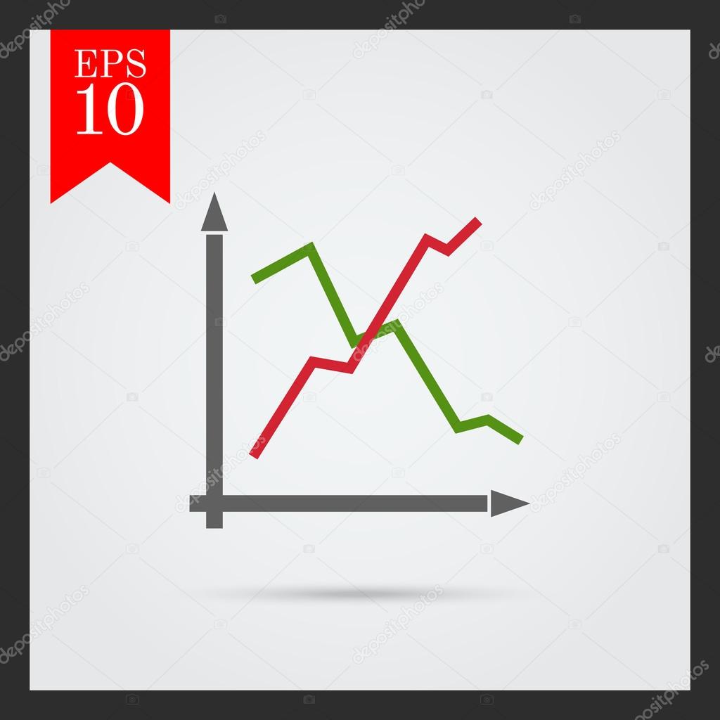 Line histogram Stock Vector by ©RedineVector 86299058
