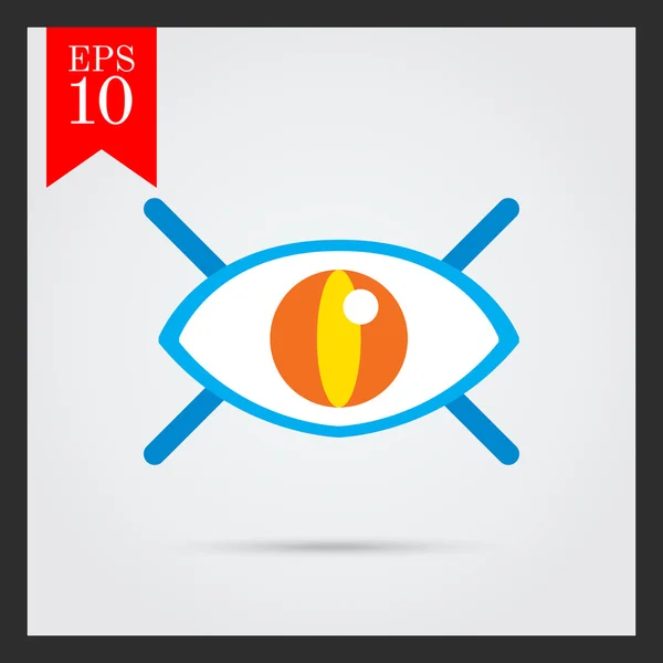 Watching eye icon — Stock Vector © RedineVector #82839216
