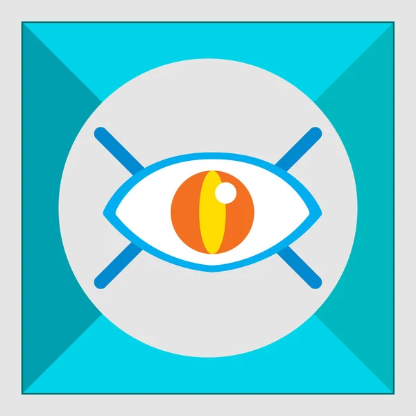 Watching eye icon — Stock Vector © RedineVector #82839216