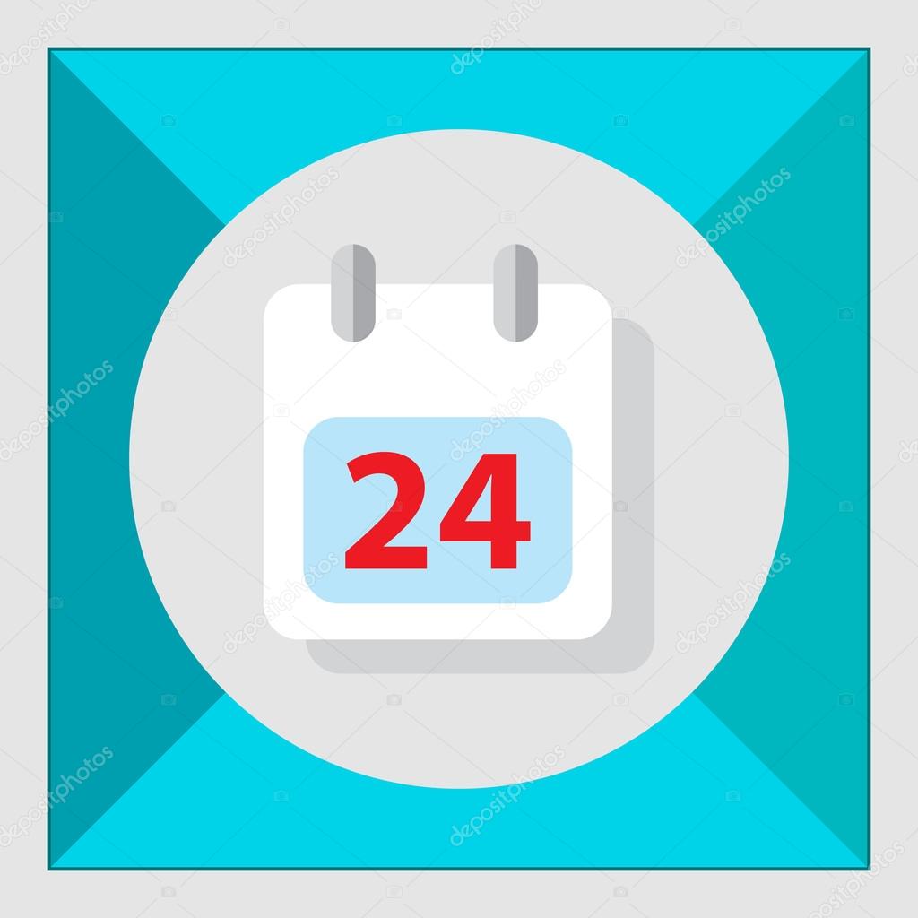 Página del calendario con fecha Vector de stock por ©RedineVector 86303692