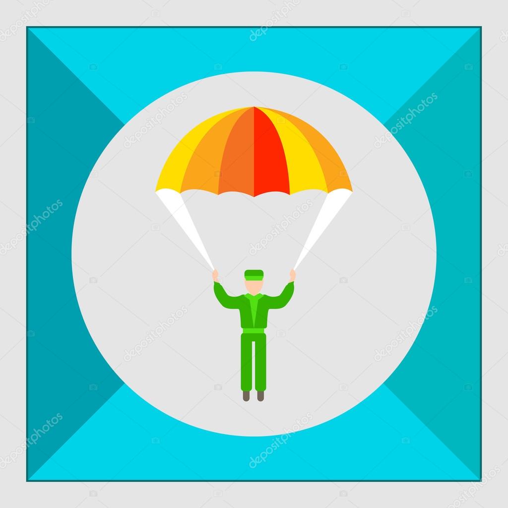 Parachute icon Stock Illustration by ©RedineVector #86307172