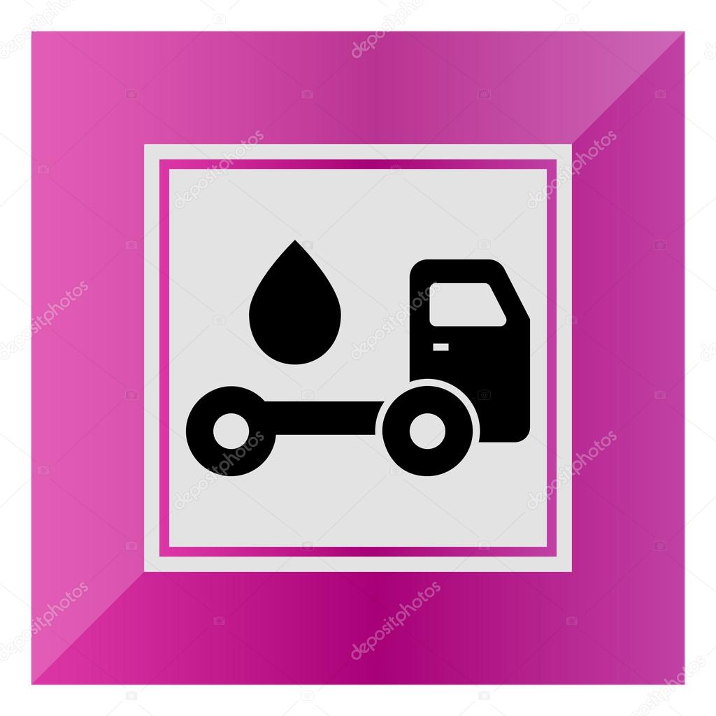 Camión cisterna icono Vector de stock #87712898 de ©RedineVector