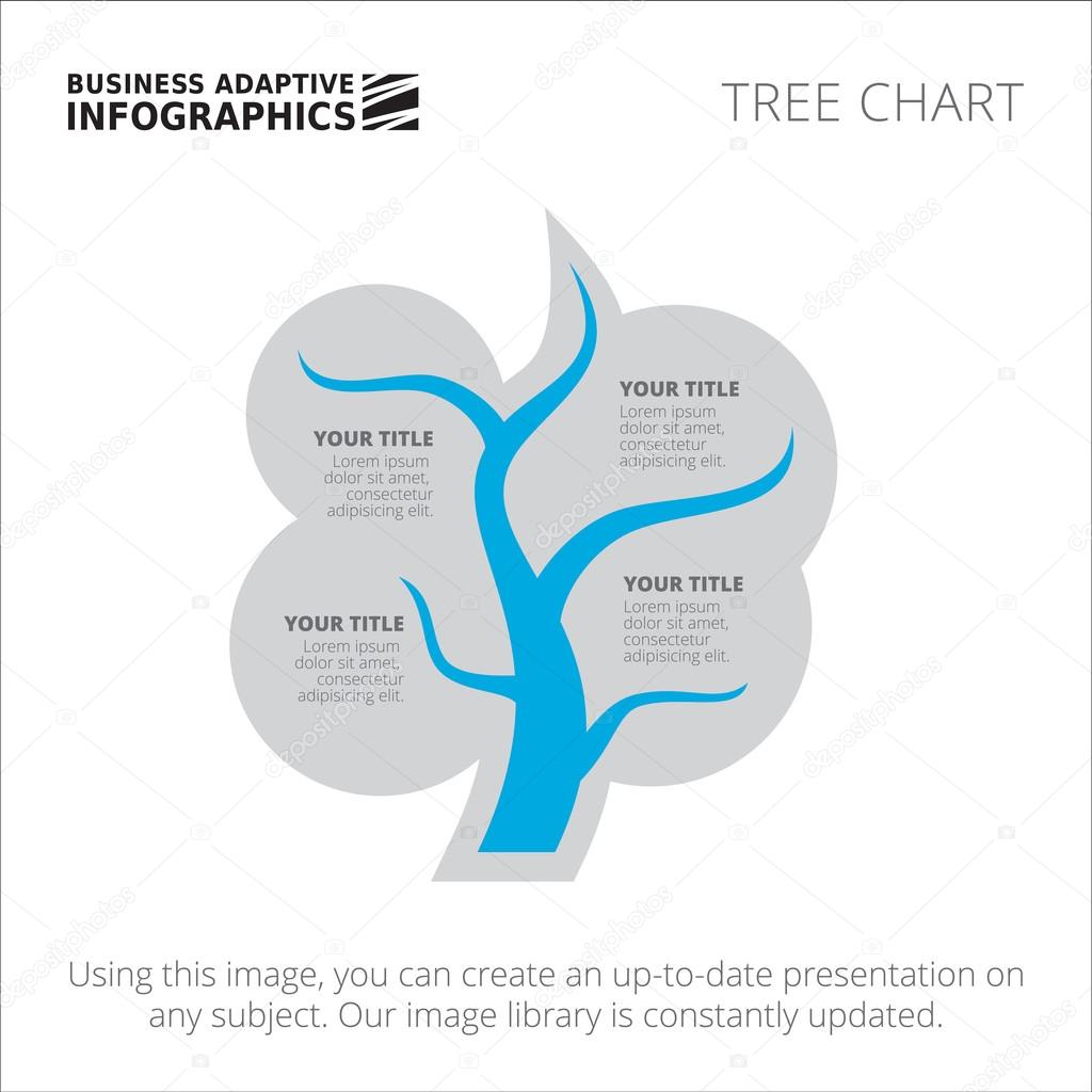 Tree chart template 3 Stock Vector by ©RedineVector 88408930