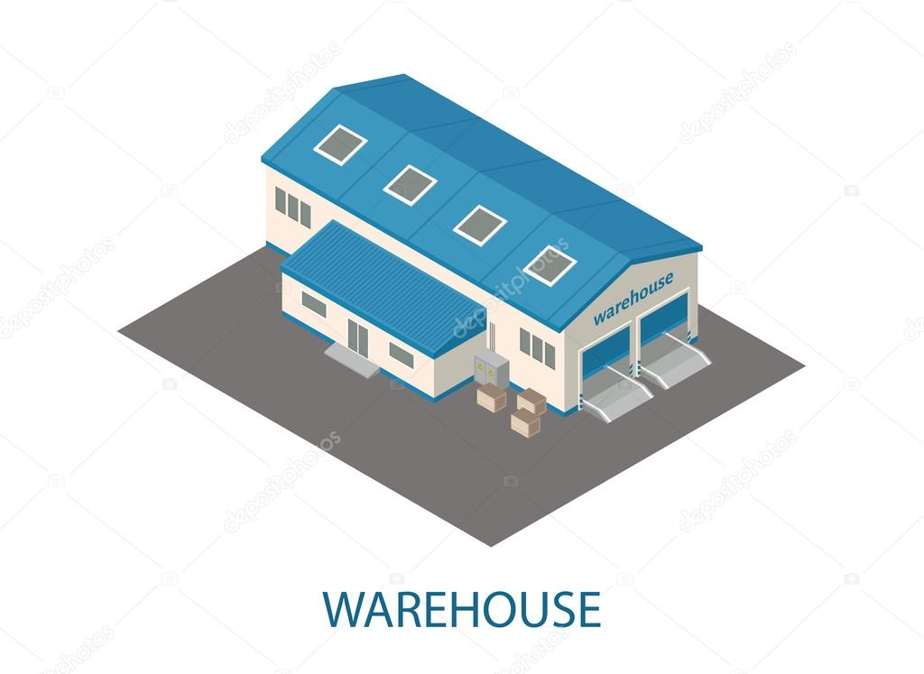 Warehouse Building Icon