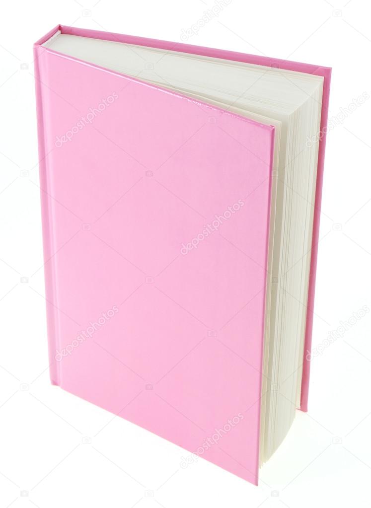 Pink book with blank cover — Stock Photo © hidesy #76003567