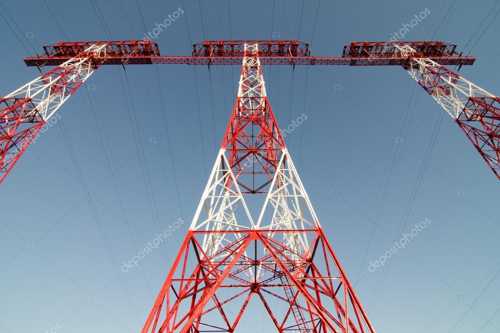 High voltage power line Stock Photo by ©Andreua 73850261