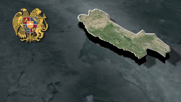 World Map Animation Regional Physical — Stock Video © UsulMoadib #464270616