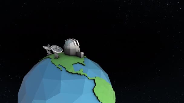 Space cowboy riding rocket. Astronaut on rocketship — Stock Video ...