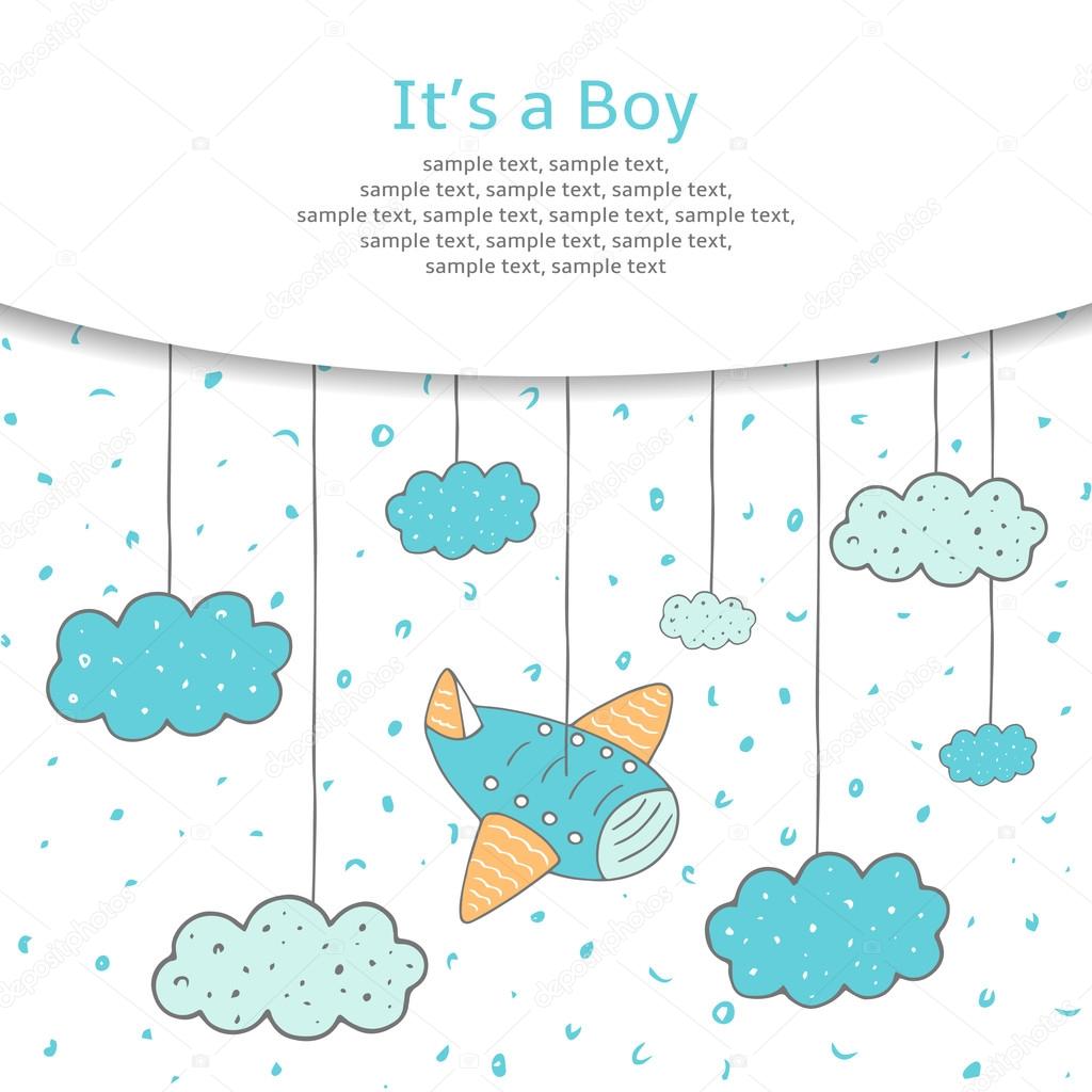 Cute hand drawn doodle card Stock Vector by ©NadineVeresk 97355112