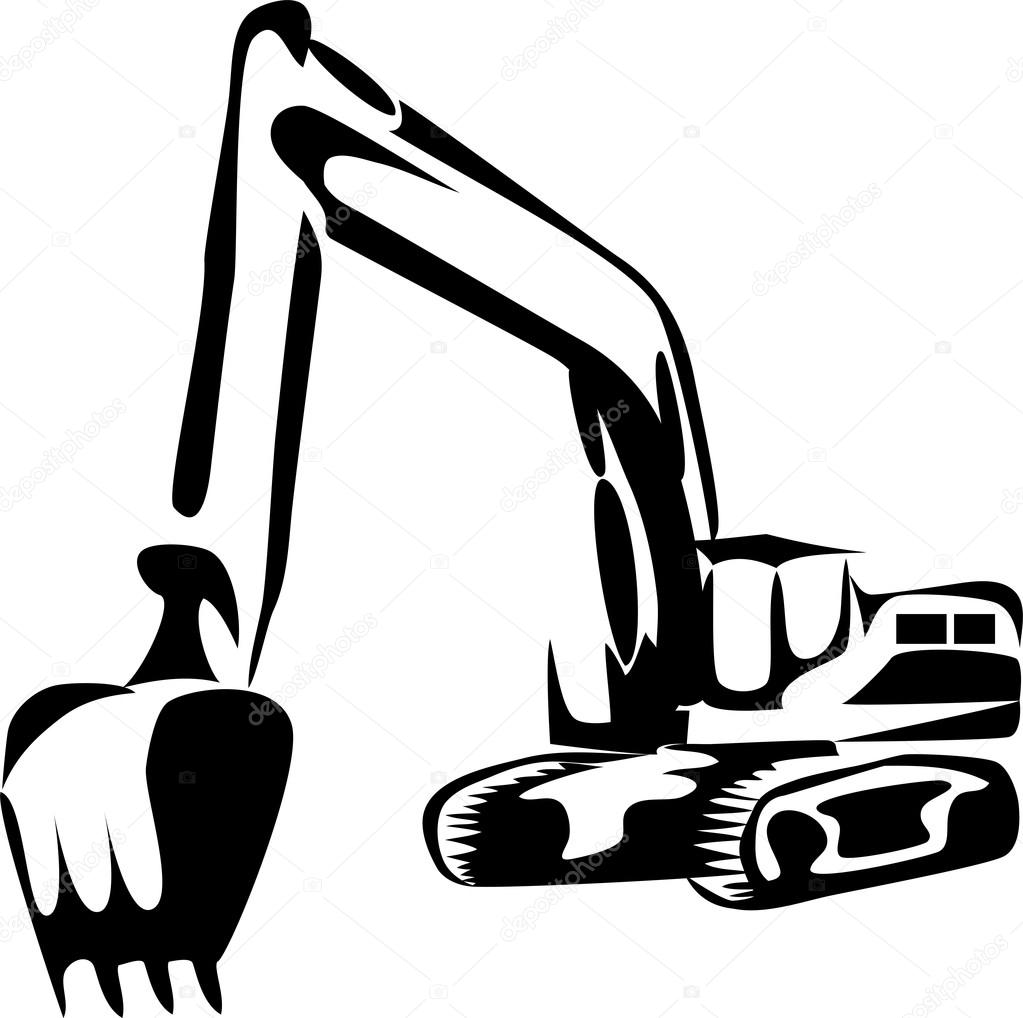 Excavator Vector