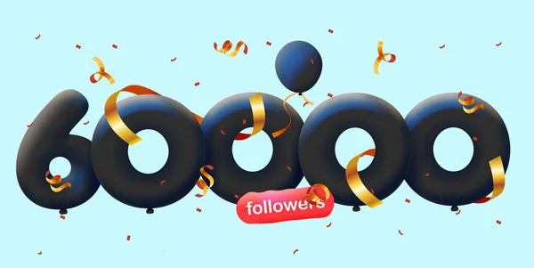 60k subscribers Vector Art Stock Images | Depositphotos