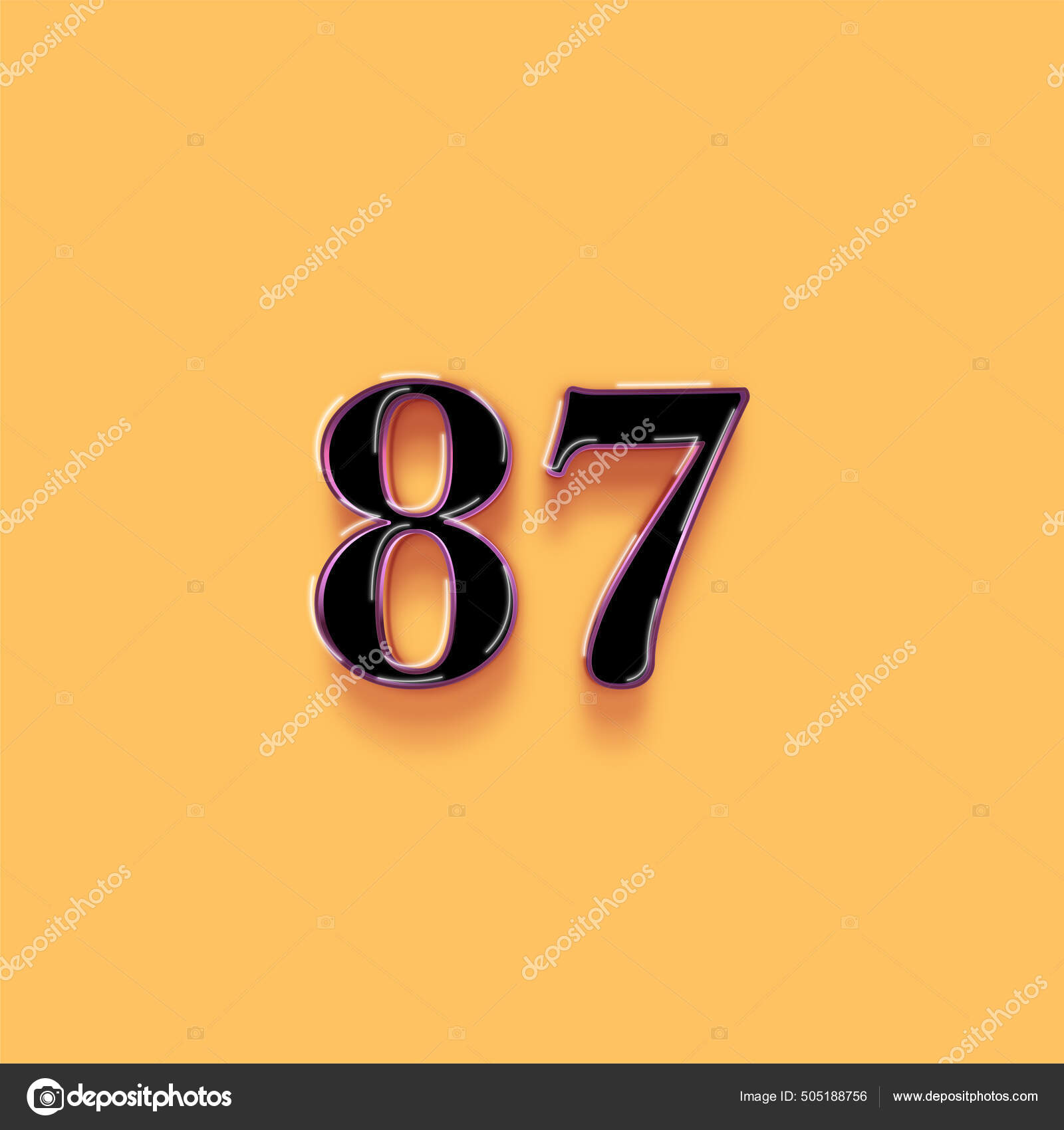 Number Symbol Design Enjoy Special Offer Number Sale Sign Yellow ...
