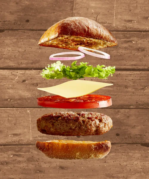 309 Exploded burger Stock Photos, Images | Download Exploded burger ...