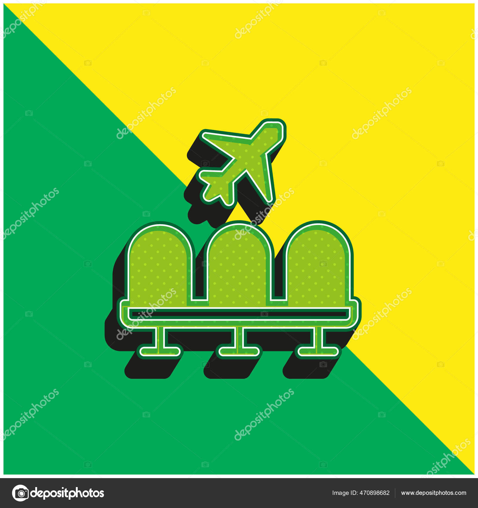 Airport Green Yellow Modern Vector Icon Logo Stock Vector by ©Infolight ... Airport Green Yellow Modern Vector Icon Logo Stock Vector by ©Infolight ...