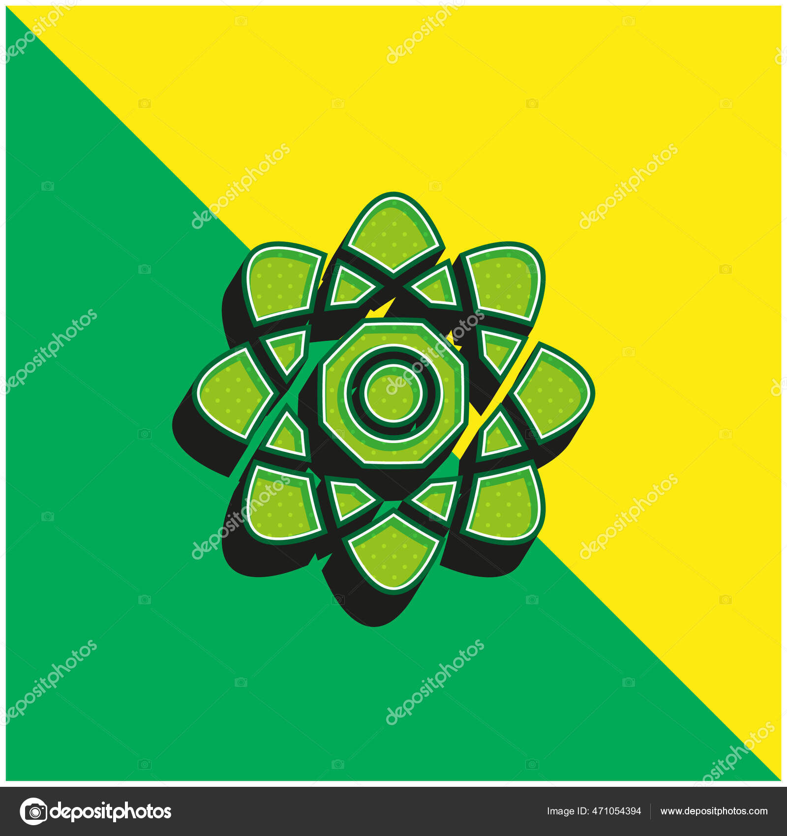 Atom Green Yellow Modern Vector Icon Logo Stock Vector by ©Infolight ... Atom Green Yellow Modern Vector Icon Logo Stock Vector by ©Infolight ...