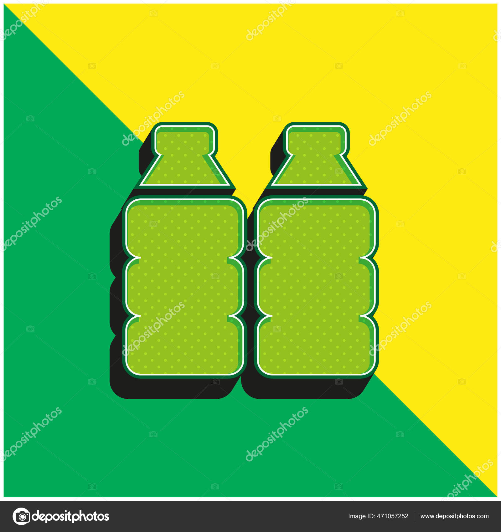 Bottle Green Yellow Modern Vector Icon Logo Stock Vector by ©Infolight ... Bottle Green Yellow Modern Vector Icon Logo Stock Vector by ©Infolight ...
