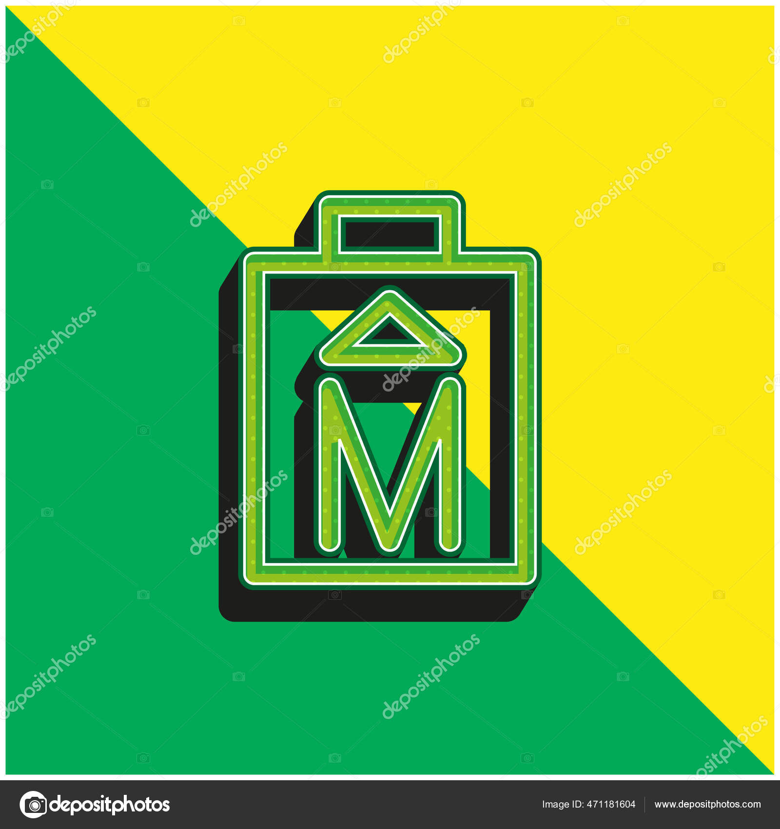 Battery Outline Green Yellow Modern Vector Icon Logo Stock Vector by ... Battery Outline Green Yellow Modern Vector Icon Logo Stock Vector by ...