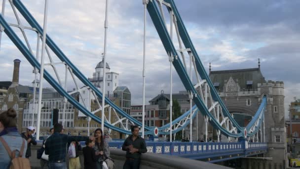 Tourists Visiting Tower Bridge — Stock Video © ATWStock #476943940
