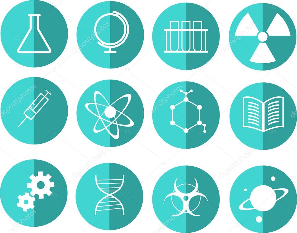 Icon scientific signs — Stock Vector © sirio88 #74097077