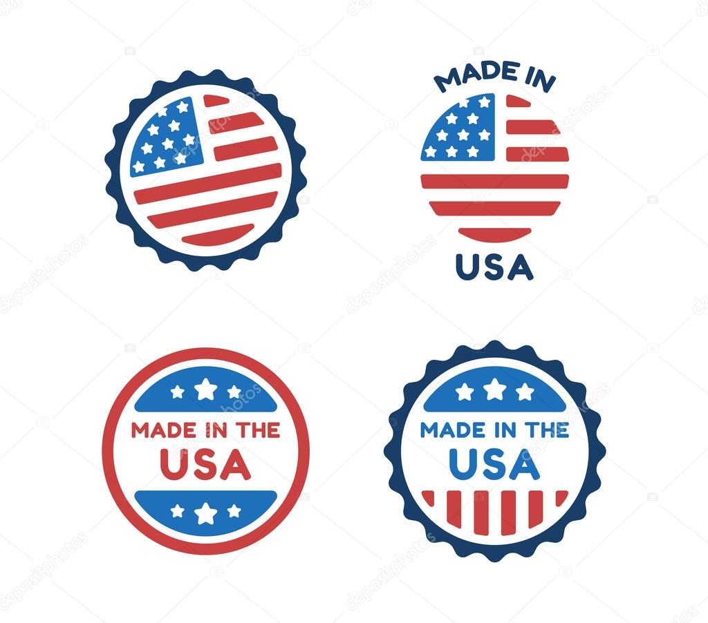 Made in USA labels Stock Vector Image by ©Sudowoodo #81293838
