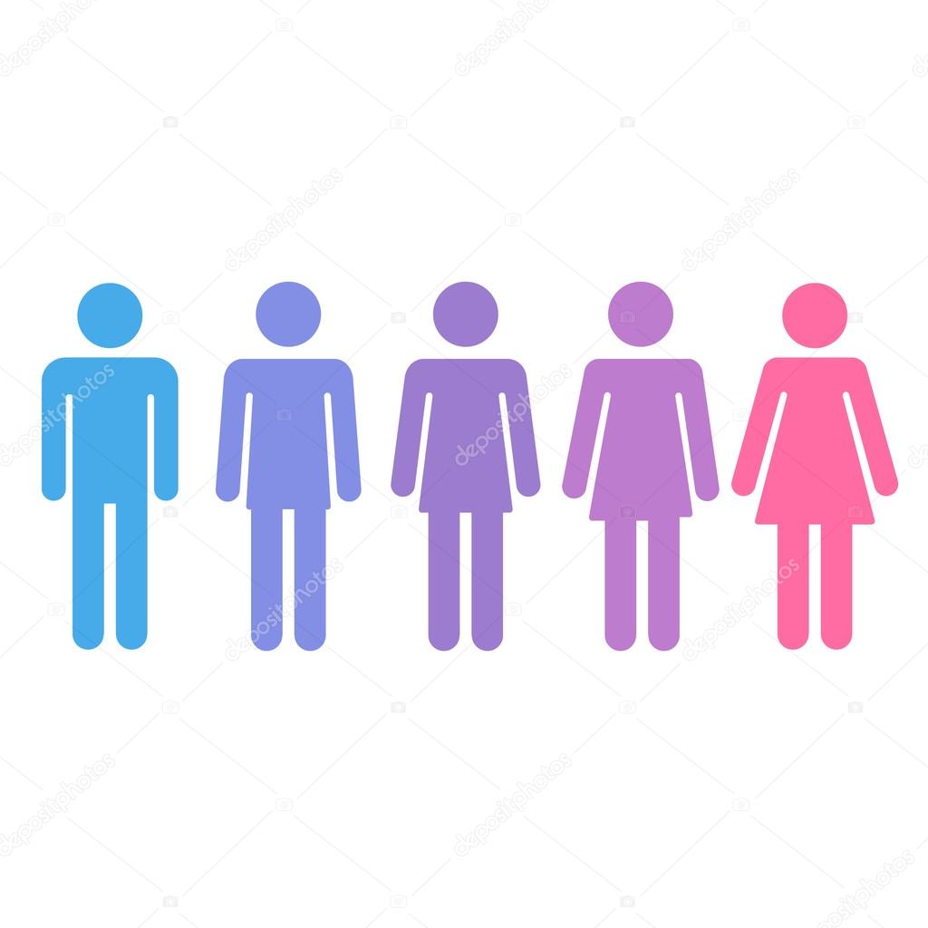 Gender transition concept Stock Vector by ©Sudowoodo 92141020