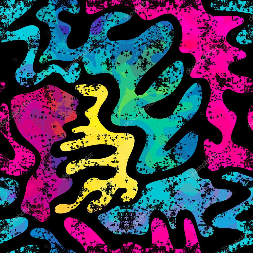 Colored graffiti seamless texture vector illustration Stock Vector by ...