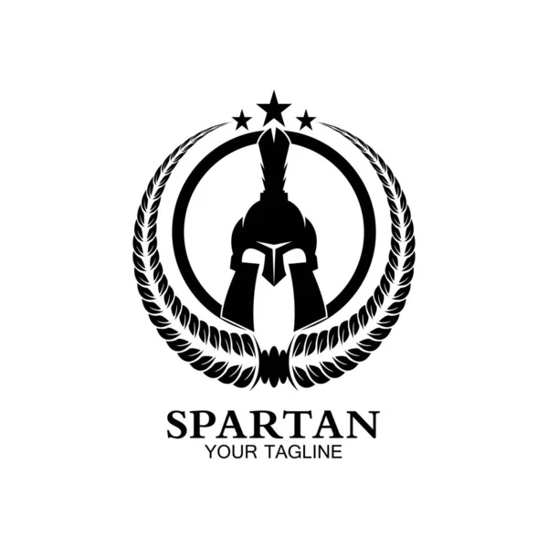 Icône Logo Spartiate Conçoit Vecteur Vecteur par ©Sunarko 466238336
