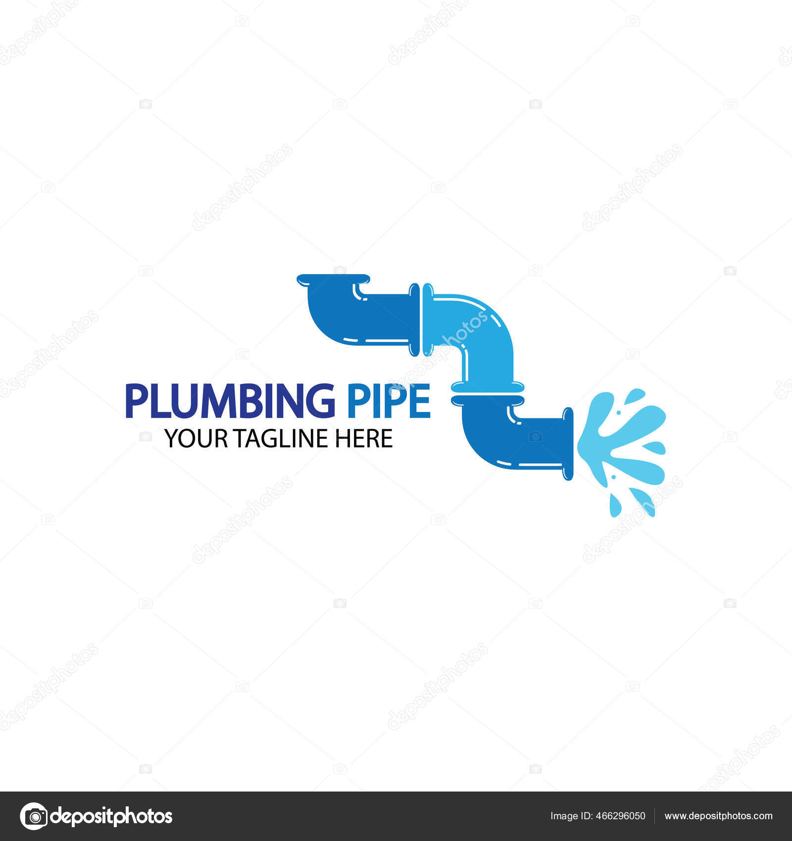 Pipe Plumbing Logo Vector Design Template Plumbing Logo Vector Design ...