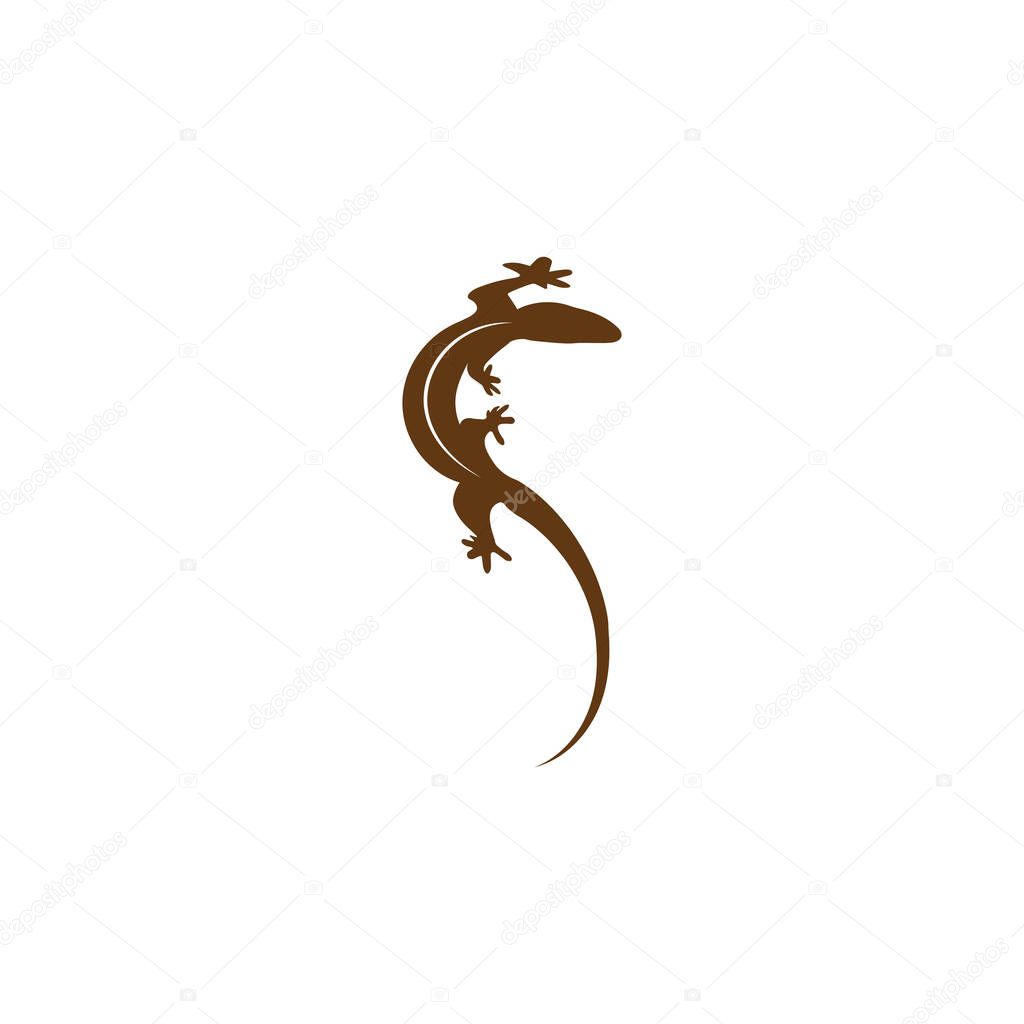 lagarto vector icono logotipo y símbolo 2024