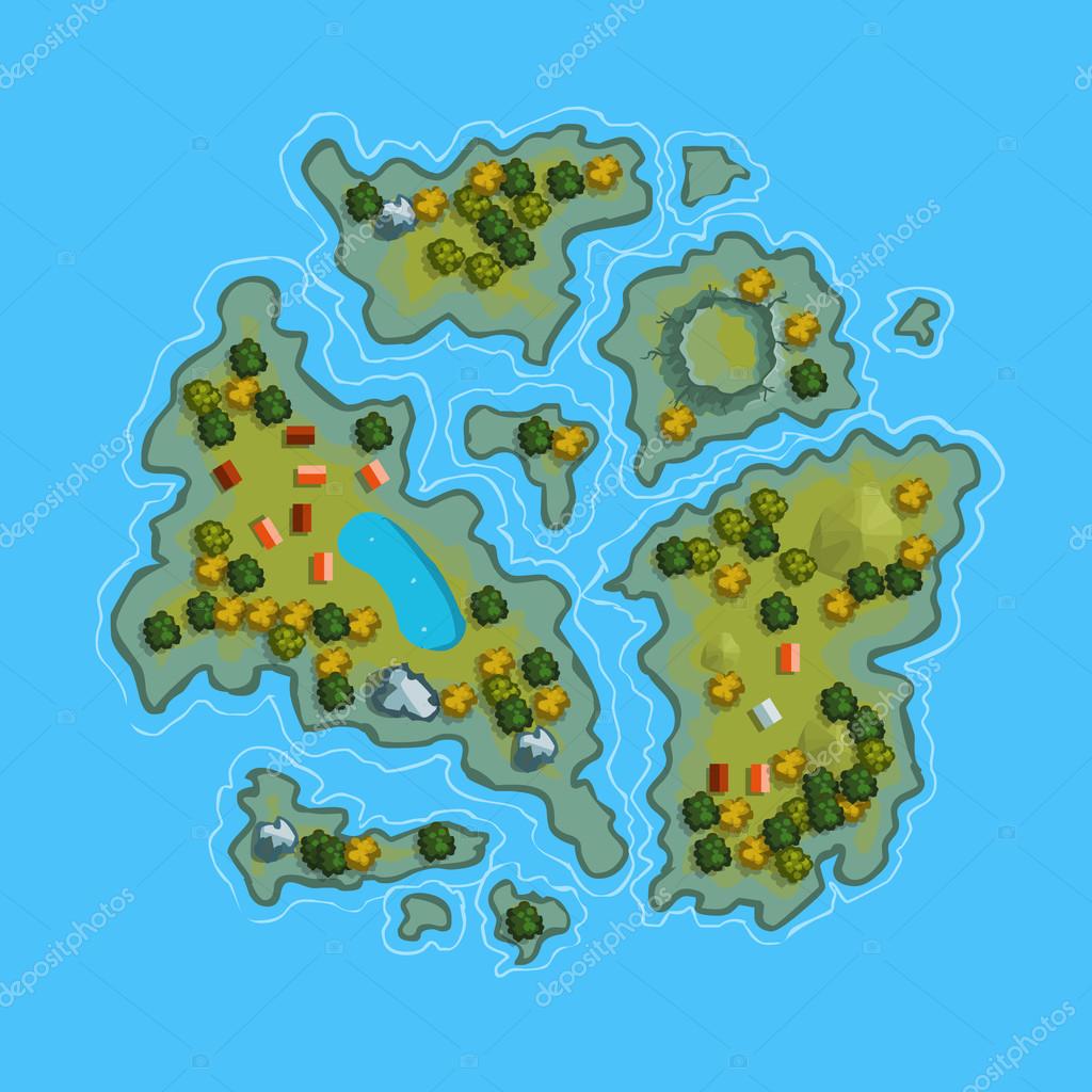 Island Stock Vector Image by ©Deva_Chu #76438143