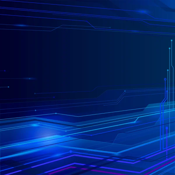 Blue technology background. - Stock Image - Everypixel