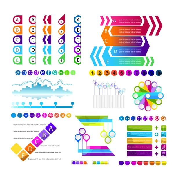 Vector infographics set. — Stock Vector © slay19 #114668630