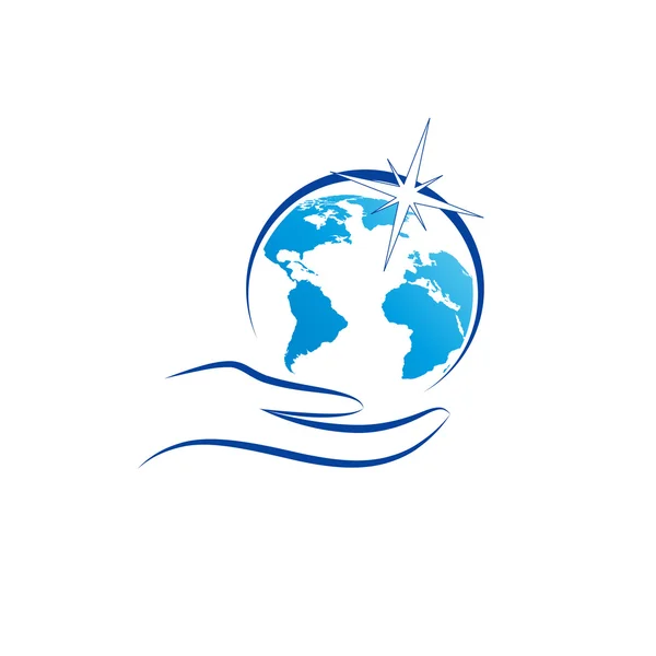 Vector sign world in three circles Stock Vector Image by ©LuckyTD ...