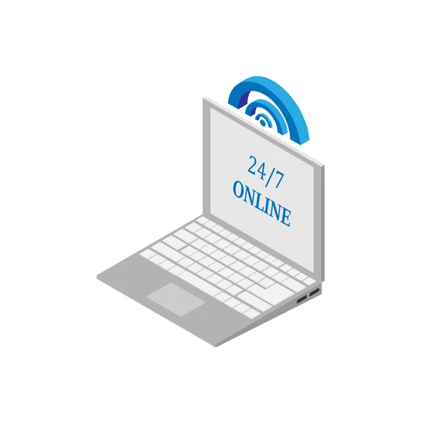 Wi-Fi icon — Stock Vector © konstsem #46165381