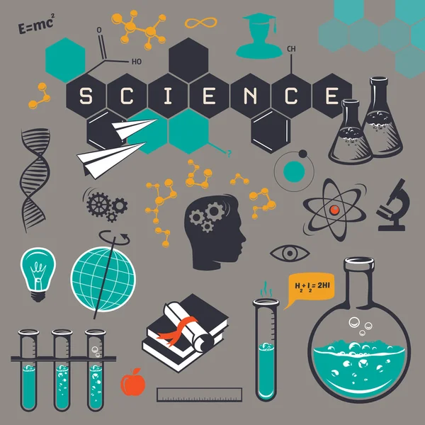 Science icons set — Stock Vector © oasis15 #76783529
