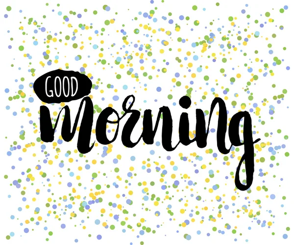 Beautiful confetti poster with quotes lettering favorite. Vector Stock ...