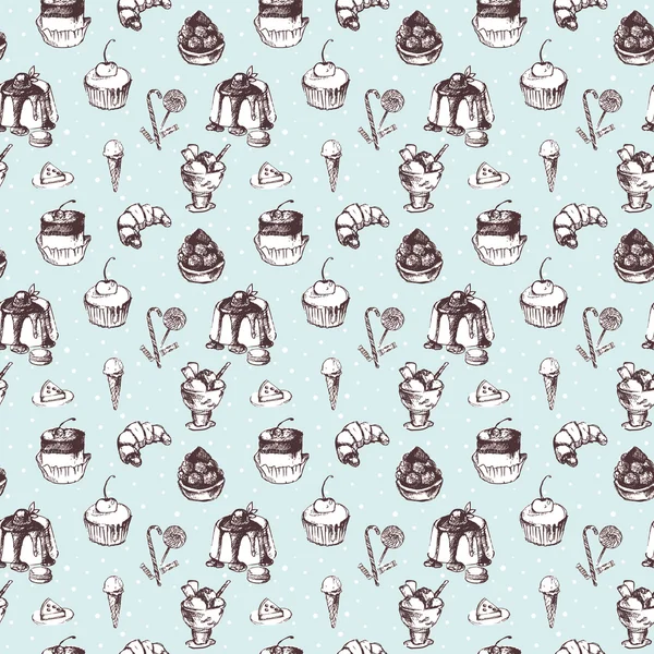 Dessert background Vector Art Stock Images | Depositphotos