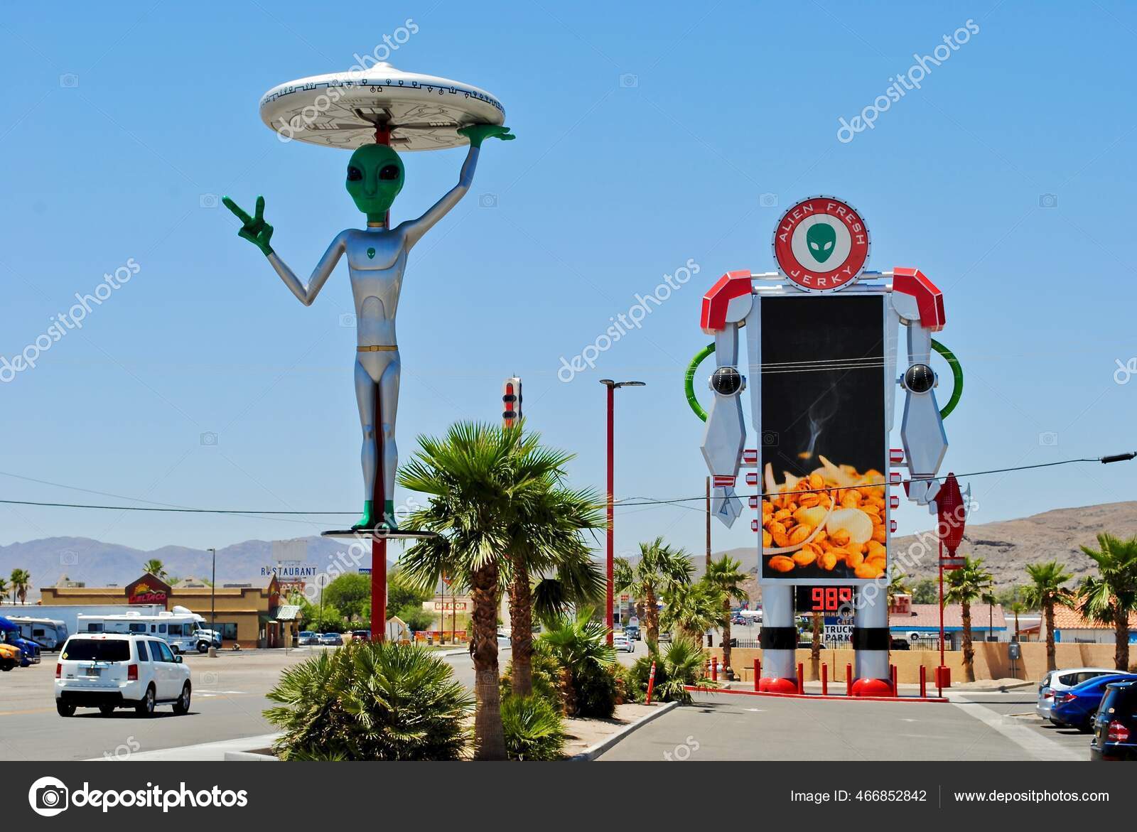 Baker California Alien Fresh Jerky Roadside Attraction Los Angeles Las ...