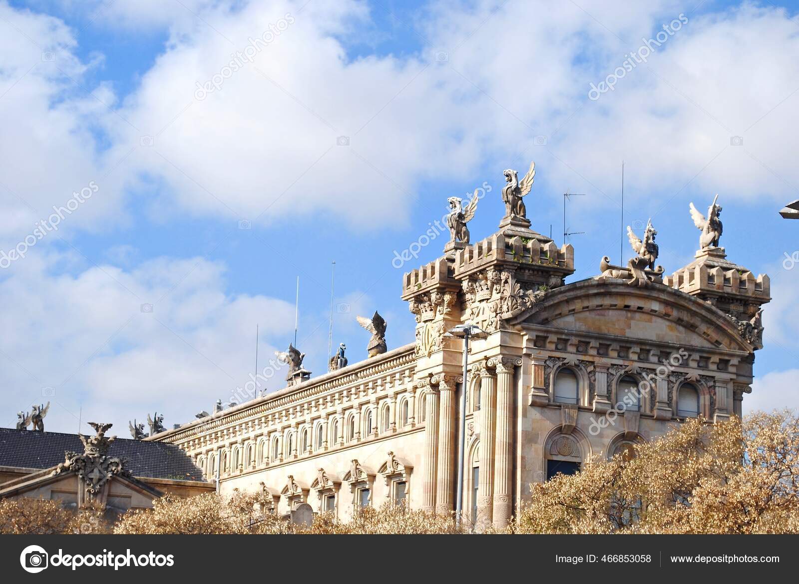 Aduana Building Duana Nova New Customs House Gate Peace Port Stock ...