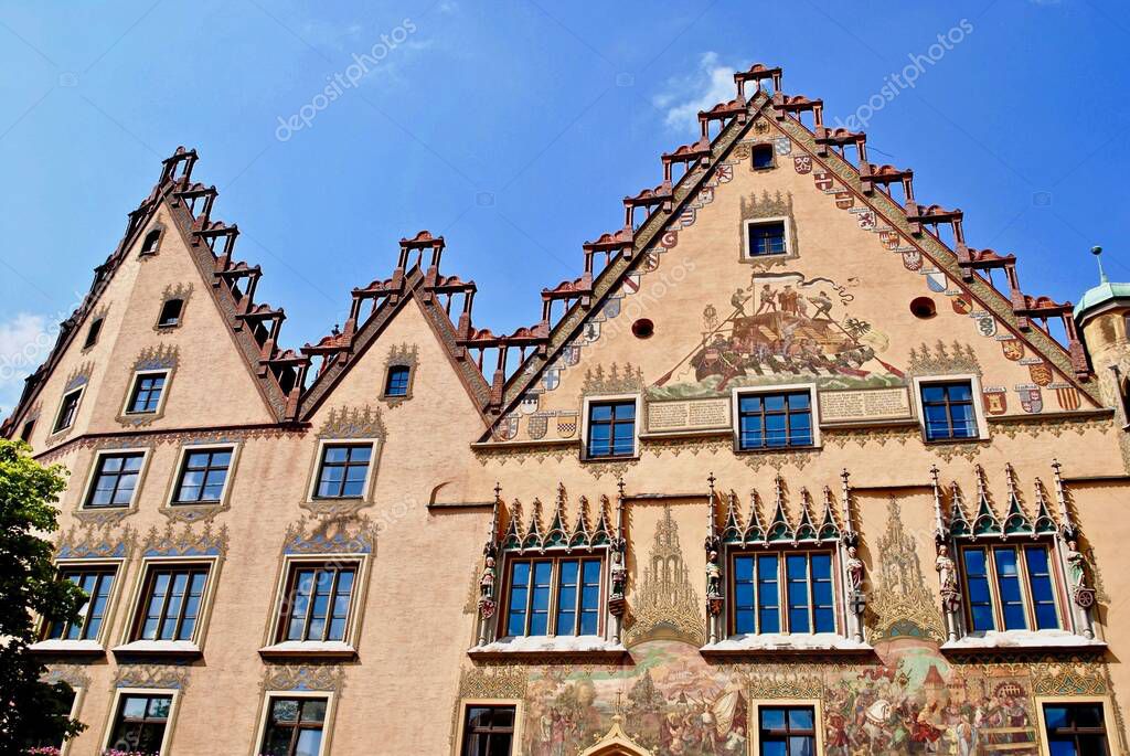 Ulm Germanys majestuoso ayuntamiento antiguo (alemán; Altes Rathaus ...