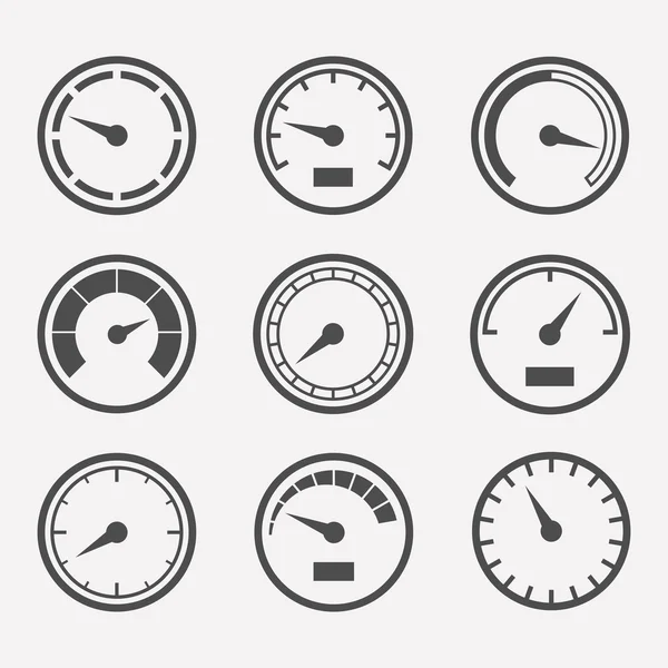Meter icons — Stock Vector © bioraven #13778465