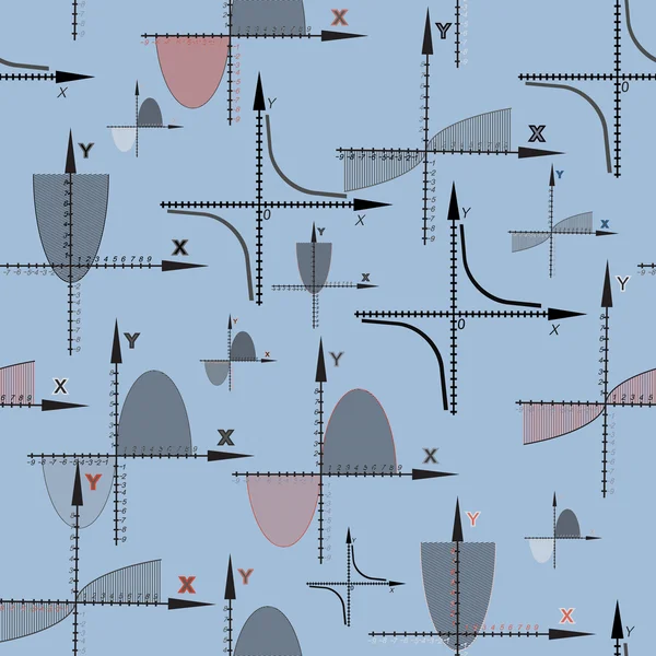 Seamless background with math graphs ⬇ Vector Image by © oleksadr ...