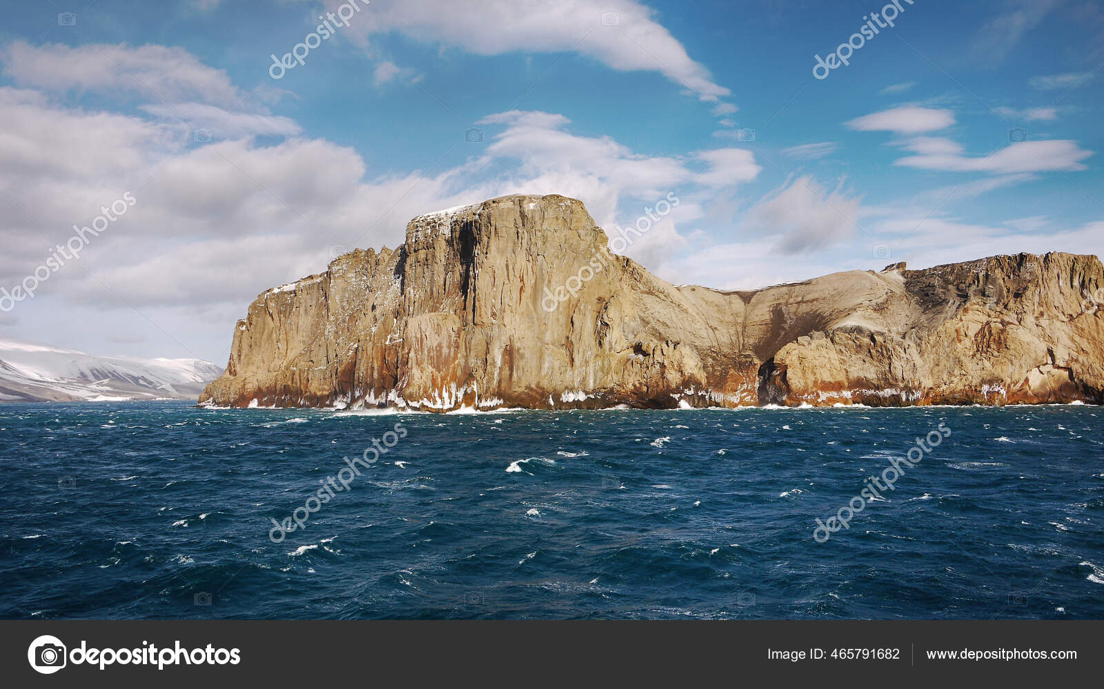 Approaching Neptune's Bellows Narrow Entrance Sunken Volcano Caldera ...