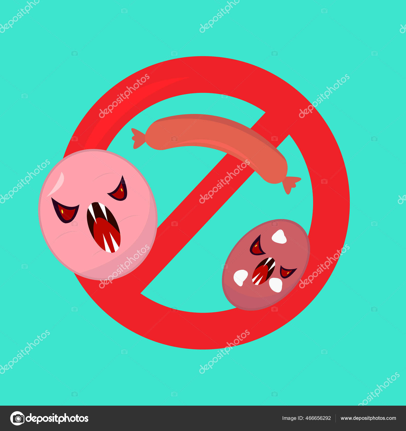 No Meat Clipart Border