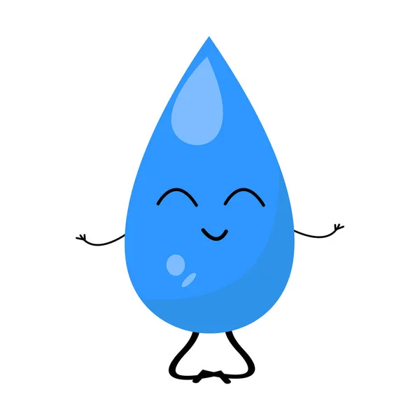 Water Drop Face Logo