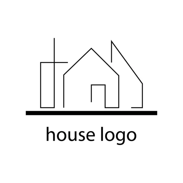 Logos abstractos casas imágenes de stock de arte vectorial | Depositphotos